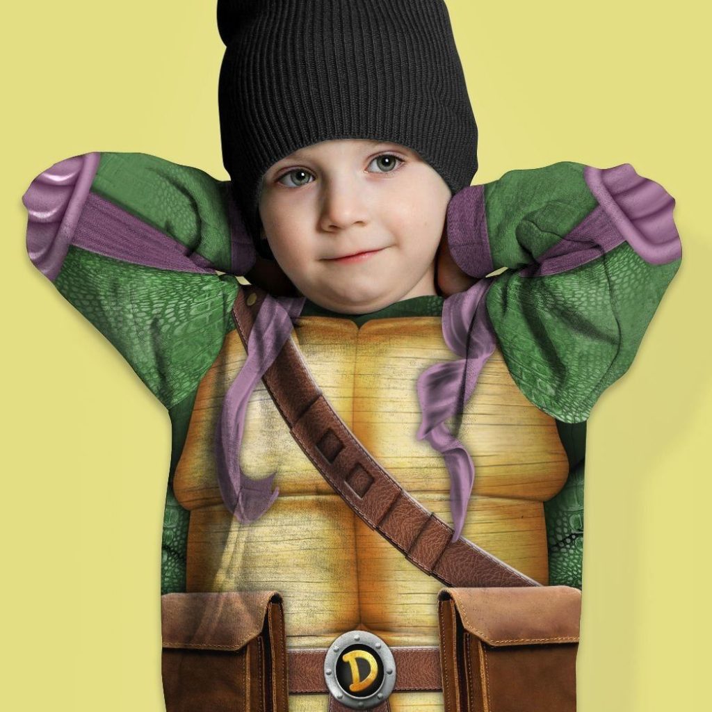 9Heritages 3D Donatello TMNT Don Donnie Cosplay Custom Kids ...